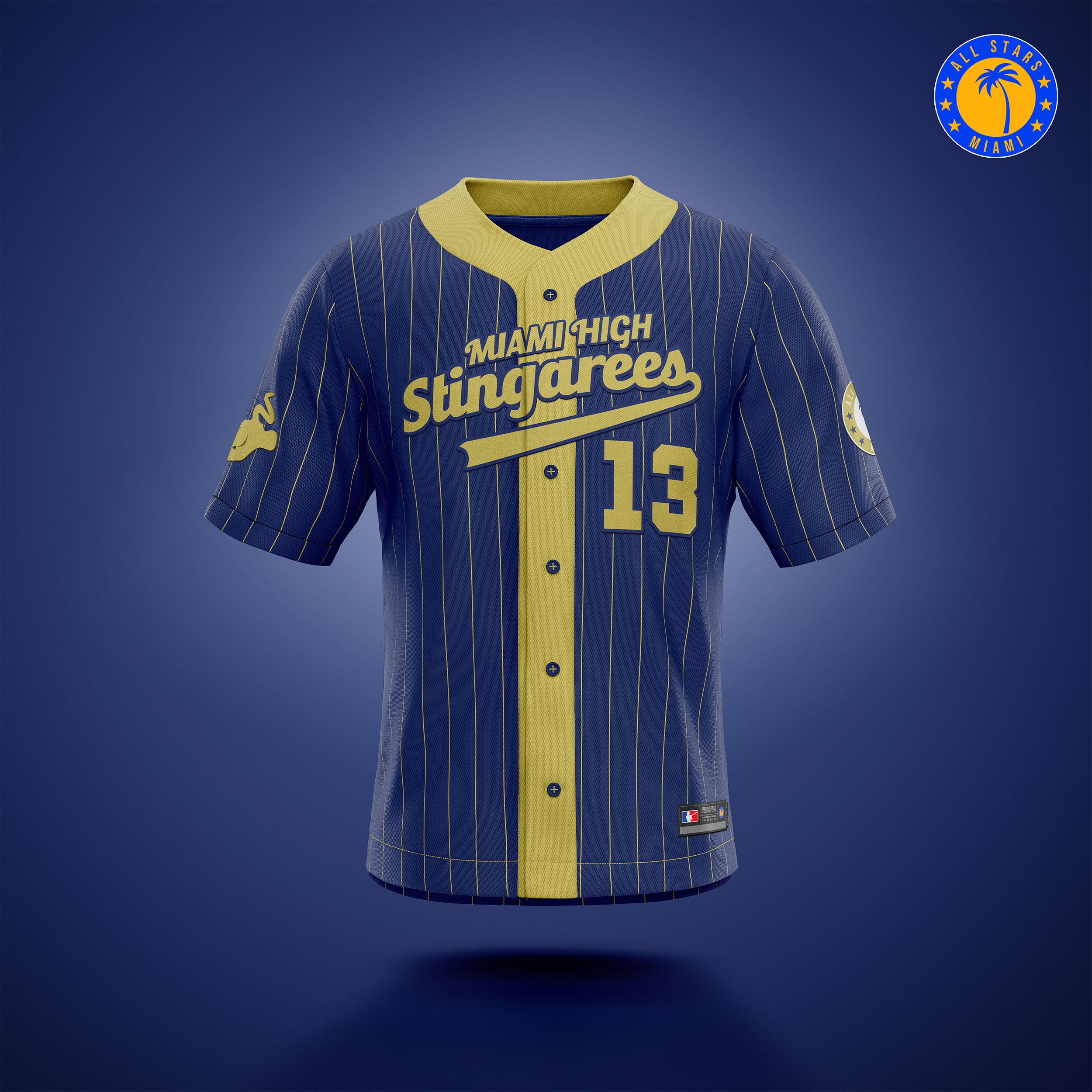 MIAMI HIGH STINGS BASEBALL JERSEY – AllStarsMiami